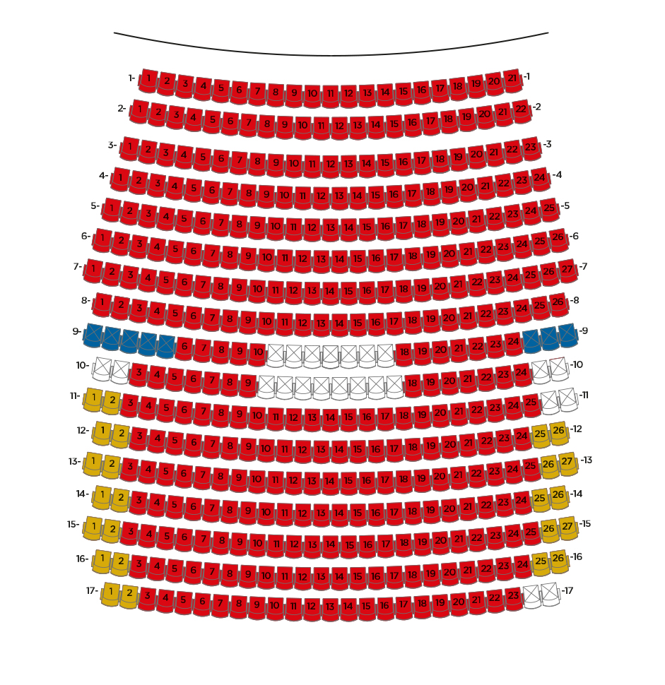 zaalplattegrond en theatertechniek | DE KOM